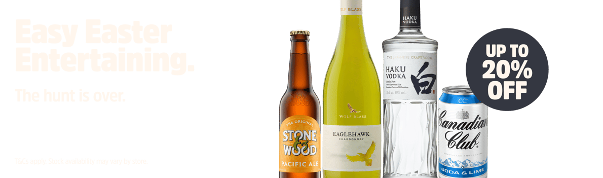 Easter Entertaining: Beer, Wine & Spirits Buy Online at BWS