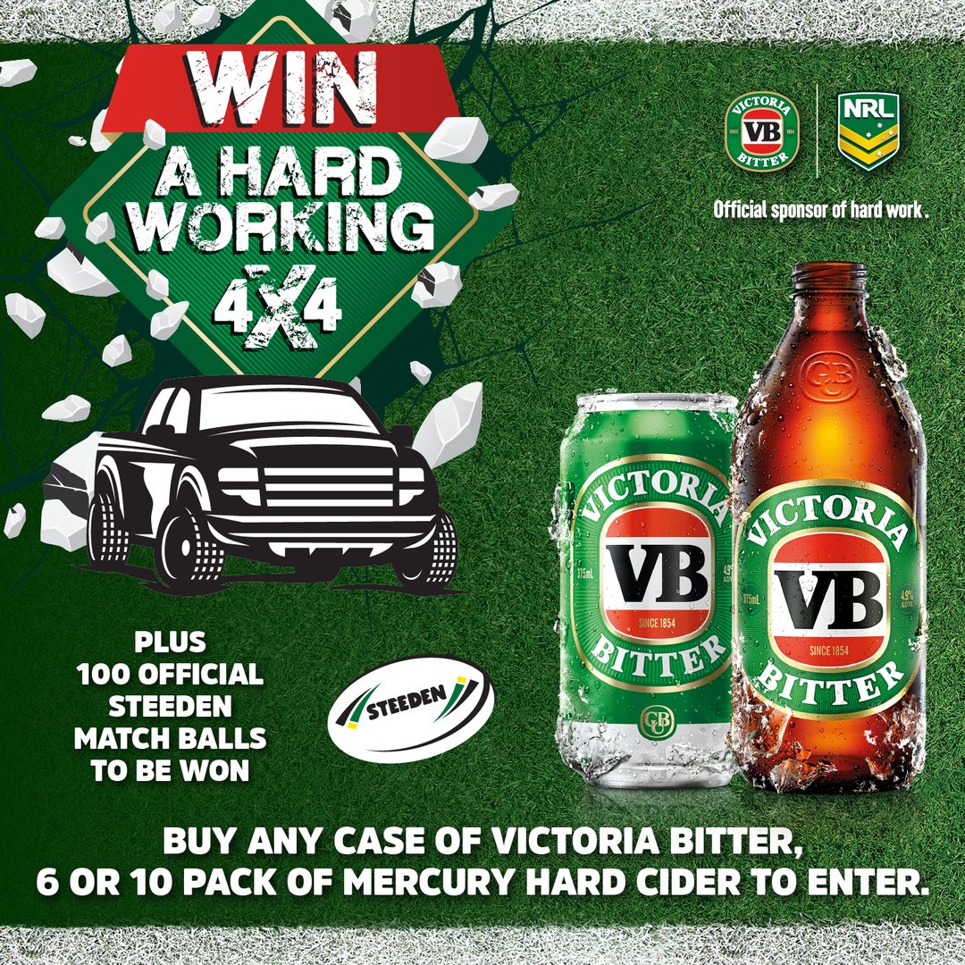 Win With Victoria Bitter!