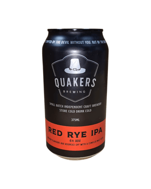 Buy Quakers Hat Brewing Red Rye Ipa Cans 375ml online with (same-day ...