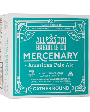 Buy All Inn Brewing Co Mercenary Pale Ale Can 375ml online with (same ...
