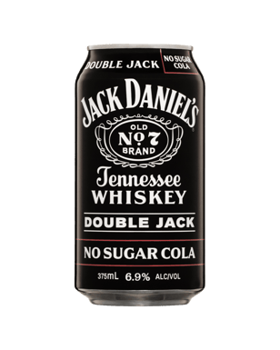 Buy Jack Daniel's Double Jack Whiskey & No Sugar Cola Cans 375ml online ...