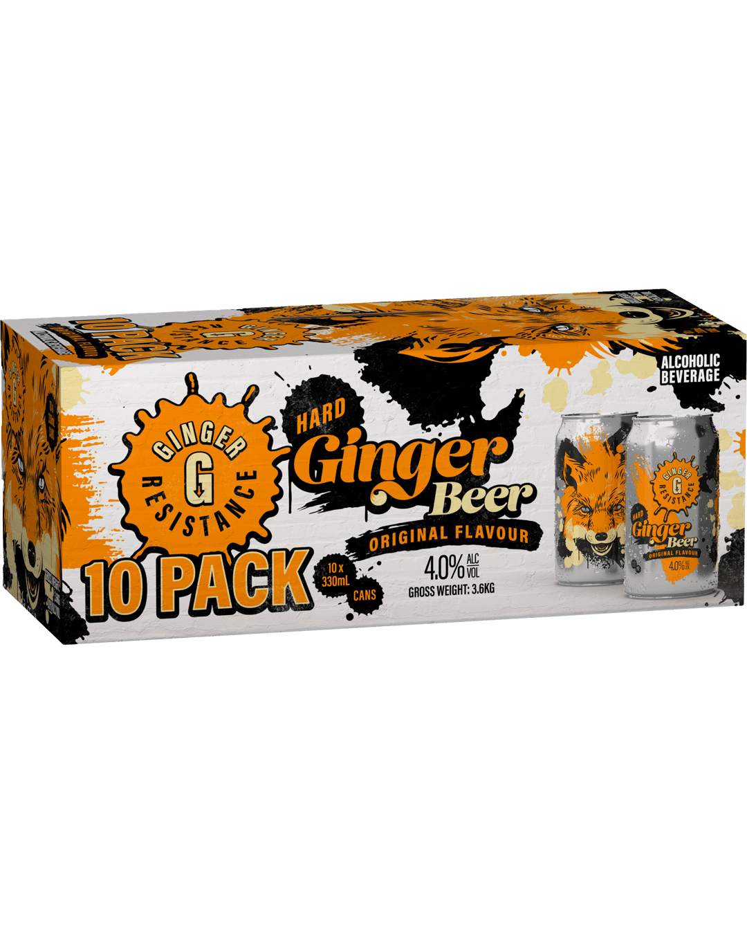 Buy Hurricane Head Ginger Cans 375ml online with (same-day FREE ...