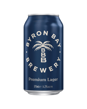 Buy Byron Bay Brewery Premium Lager Can 375ml online with (same-day ...