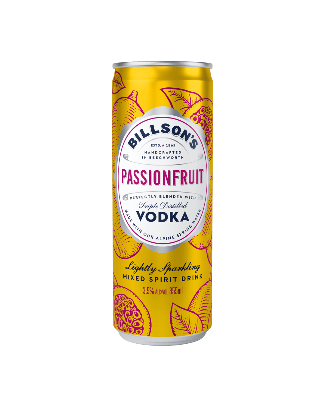Buy Billson's Vodka With Raspberry Cans 355ml online with (same-day ...