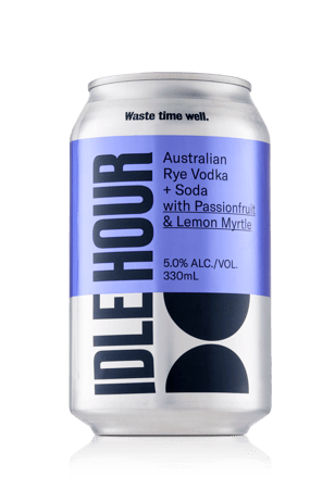 Buy Idle Hour Vodka Soda Passionfruit & Lemon Myrtle Can 330ml online ...