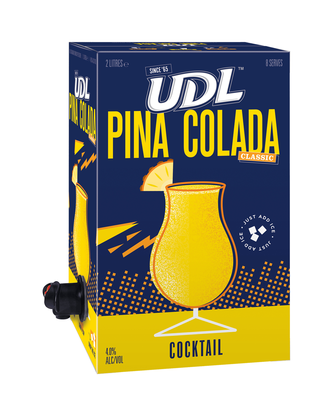 Buy Udl Cocktails Blue Lagoon Can 375ml online with (same-day FREE ...