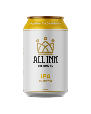 Buy All Inn Brewing Ipa Cans 375ml online with (same-day FREE delivery ...