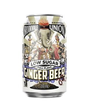 Buy Brookvale Union Ginger Beer Low Sugar Cans 330ml online with (same ...