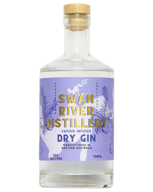 Buy Swan River Distillery Dry Gin 700ml online with (same-day FREE ...