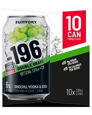 Buy Suntory -196 Double Grape 10 X 330ml online with (same-day FREE delivery*) in Australia at ...