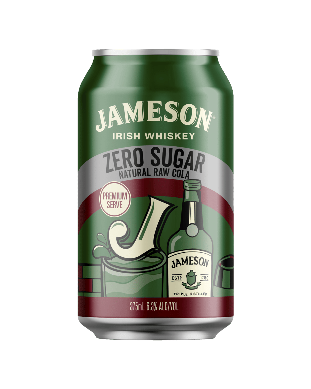 Buy Jameson Zero Sugar Dry & Lime Cans 375ml Online or From Your ...