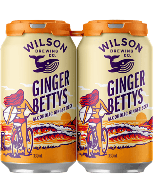 Buy Wilson Brewing Co. Ginger Bettys Alcoholic Ginger Beer Can 330ml ...
