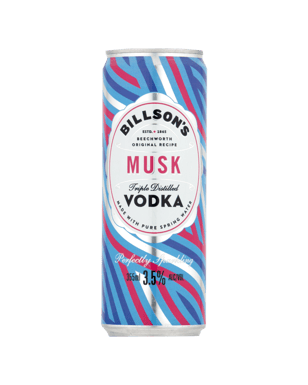 Buy Billson's Vodka With Musk Cans 355ml online with (same-day FREE ...