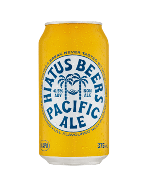Buy Hiatus Beers Non-alc Pacific Ale Cans 375ml online with (same-day ...
