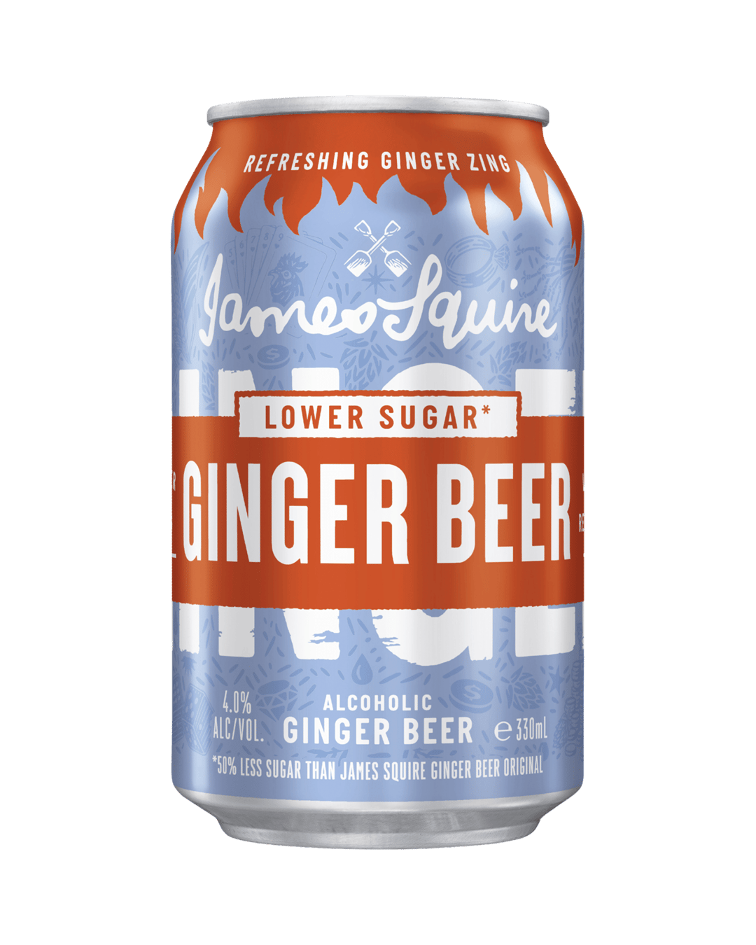 Buy Brookvale Union Ginger Beer Low Sugar Cans 330ml online with (same ...
