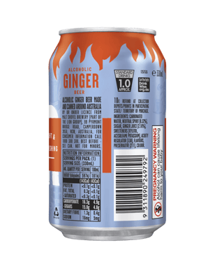 Buy James Squire Lower Sugar Ginger Beer Cans 330ml online with (same-day FREE delivery*) in ...