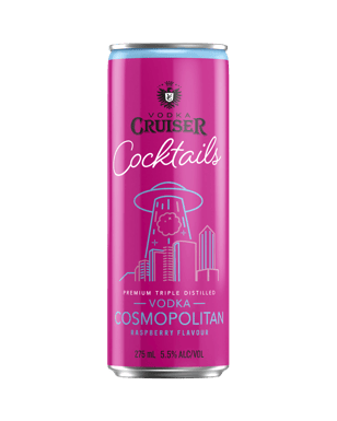 Buy Vodka Cruiser Cocktails Raspberry Cosmopolitan Cans 275ml online ...