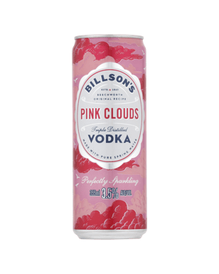 Buy Billson's Vodka With Pink Clouds Cans 355ml online with (same-day ...