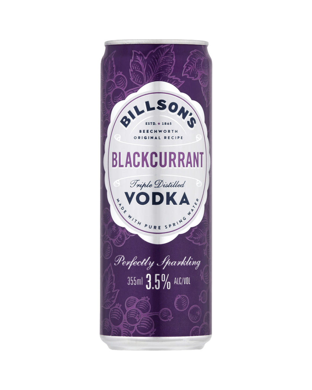 Buy Billson's Vodka With Raspberry Cans 355ml online with (same-day ...