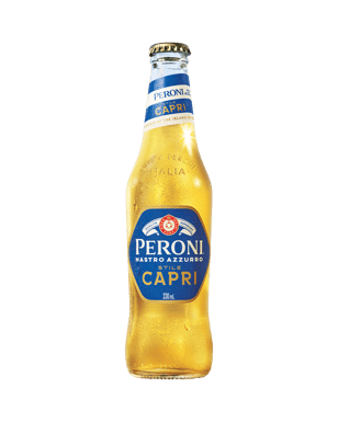 Buy Peroni Nastro Azzurro Stile Capri Bottles 330ml online with (same-day FREE delivery*) in ...