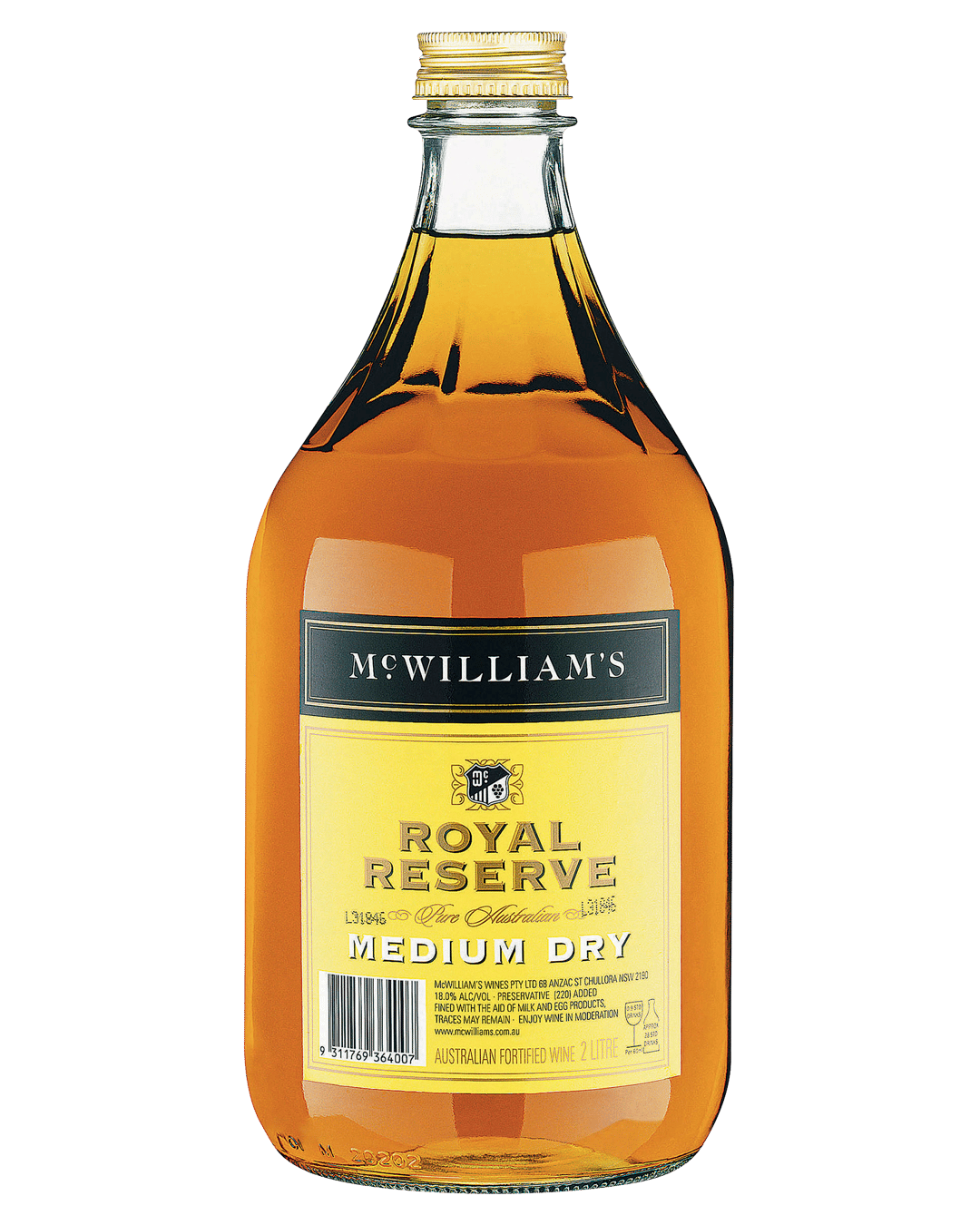 Buy Mcwilliam's Royal Reserve Dry Sherry 2l online with (same-day FREE ...
