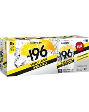 Buy Suntory -196 Double Lemon 4.5% Cans 10x330ml online with (same-day FREE delivery*) in ...
