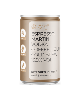 Buy Byron Bay Spirits Co Espresso Martini Cans 125ml online with (same ...