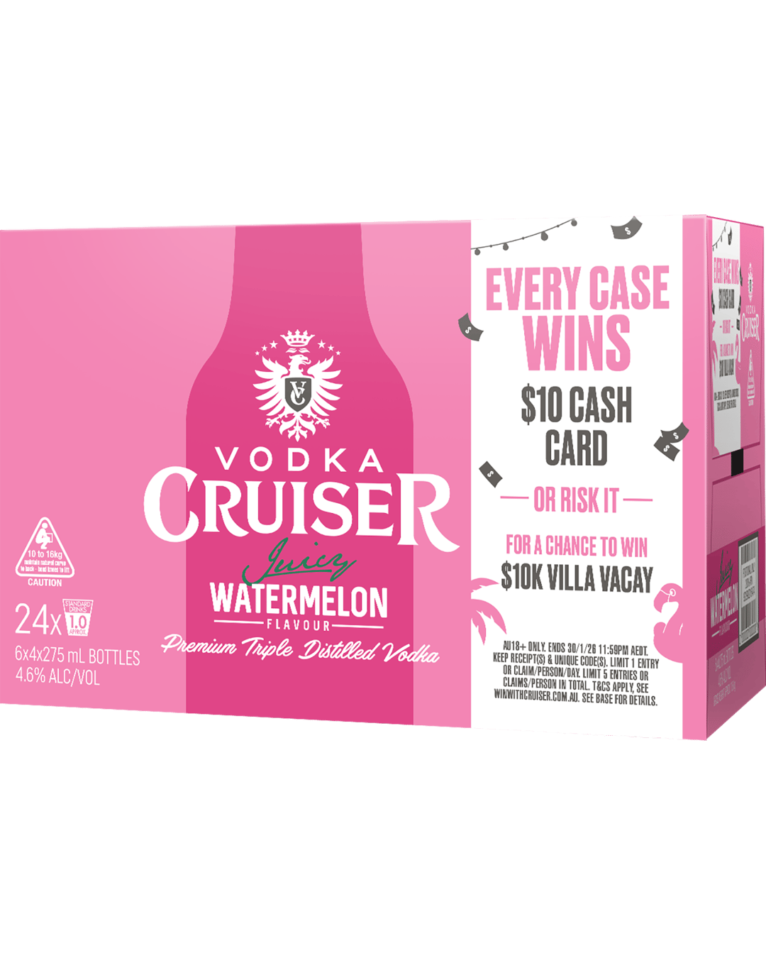 Buy Vodka Cruiser Sugar Free Mixed 10pk Bottle 275ml online with (same ...
