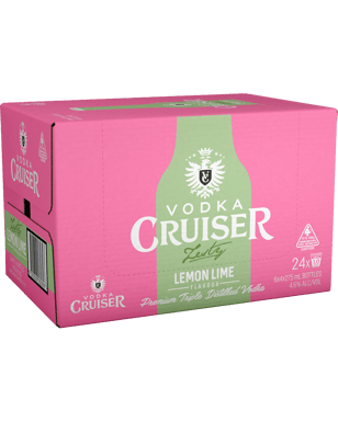 Buy Vodka Cruiser Zesty Lemon Lime Bottles 275ml online with (same-day ...
