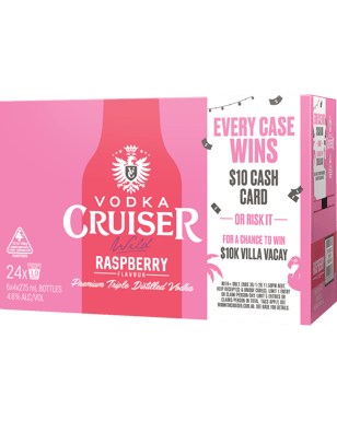 Buy Vodka Cruiser Wild Raspberry Bottles 275ml online with (same-day ...