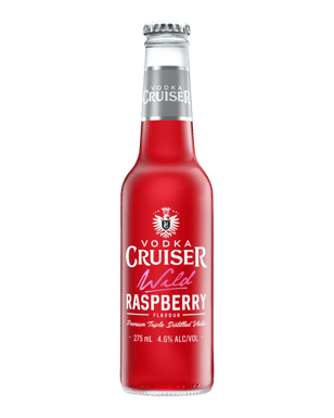 Buy Vodka Cruiser Wild Raspberry Bottles 275ml online with (same-day ...