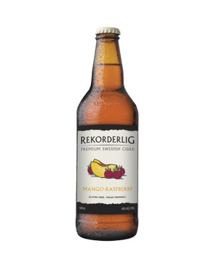 Buy Rekorderlig Premium Mango & Raspberry Cider 500ml online with (same ...