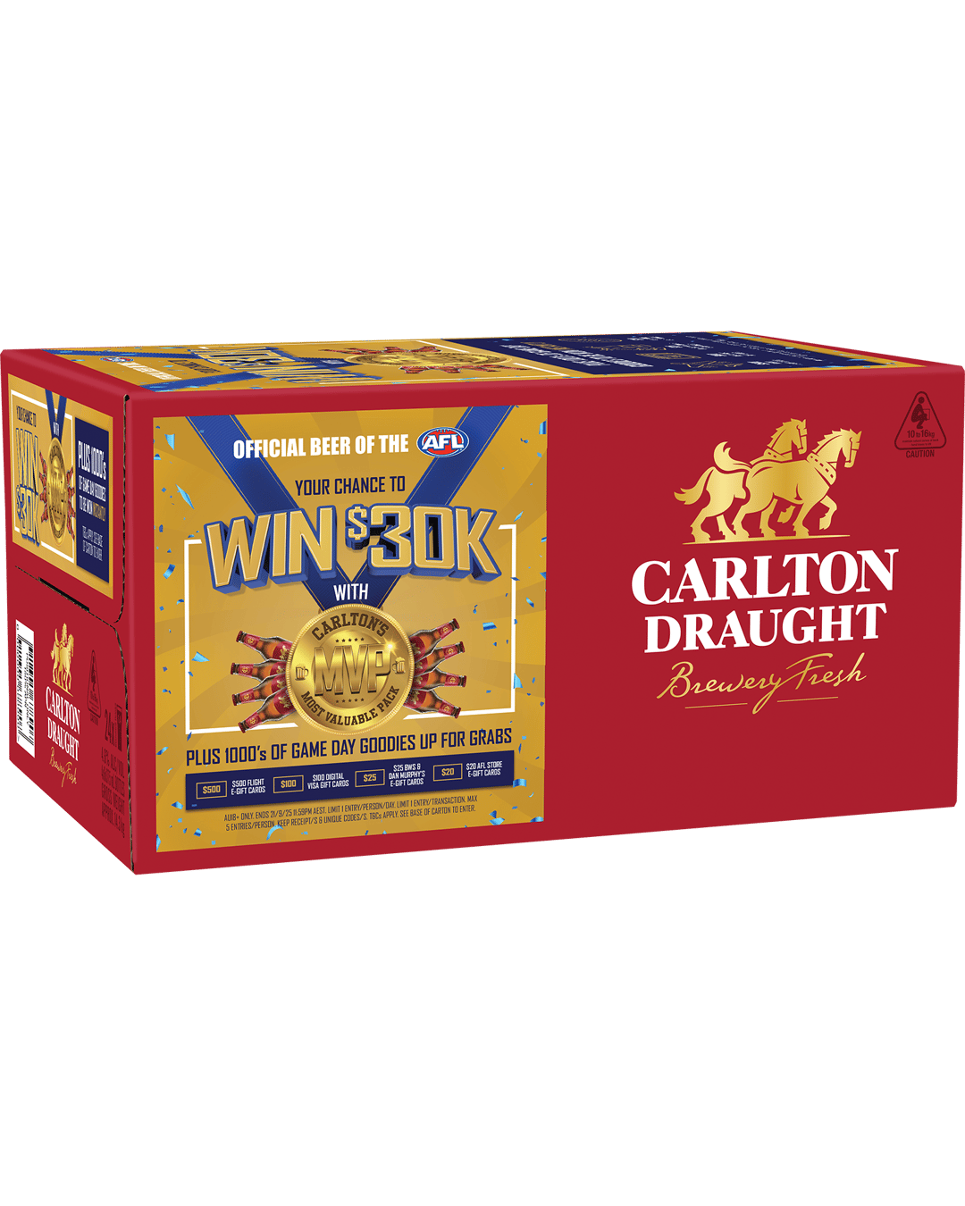 Buy Carlton Draught Collingwood Cans 375ml online with (same-day FREE delivery*) in Australia at ...