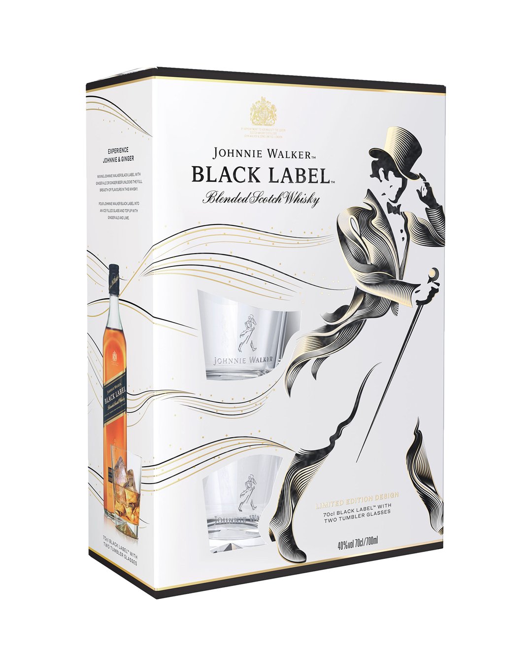 Buy Johnnie Walker Blue Label Scotch Whisky & Crystal Glass Gift Pack ...