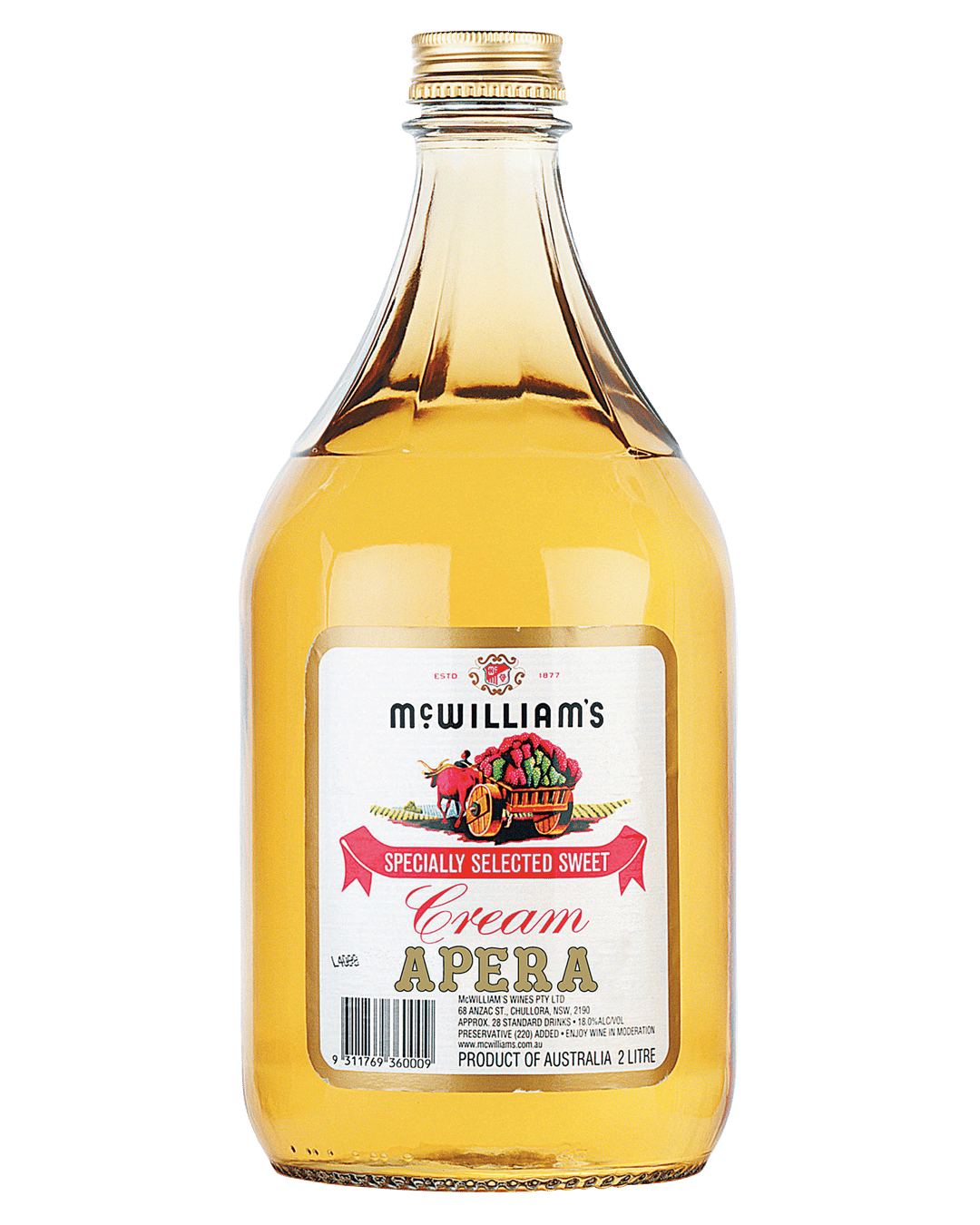 Buy Mcwilliam's Royal Reserve Dry Sherry 2l online with (same-day FREE ...