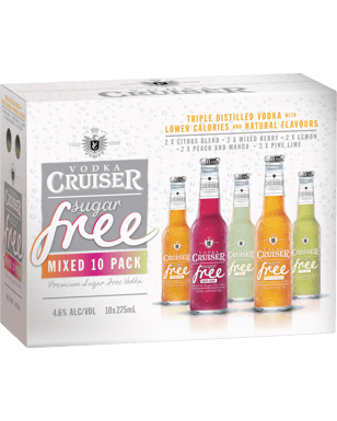 Buy Vodka Cruiser Sugar Free Mixed 275ml Bottles online with (same-day ...