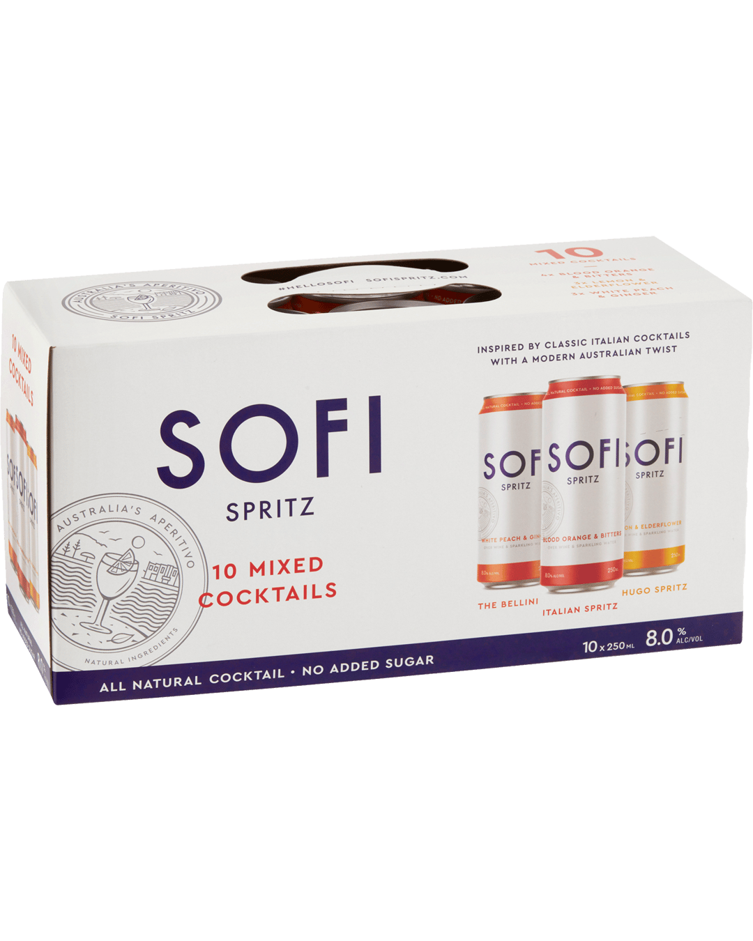 Buy Sofi Spritz Blood Orange & Bitters Bottles 250ml online with (same ...