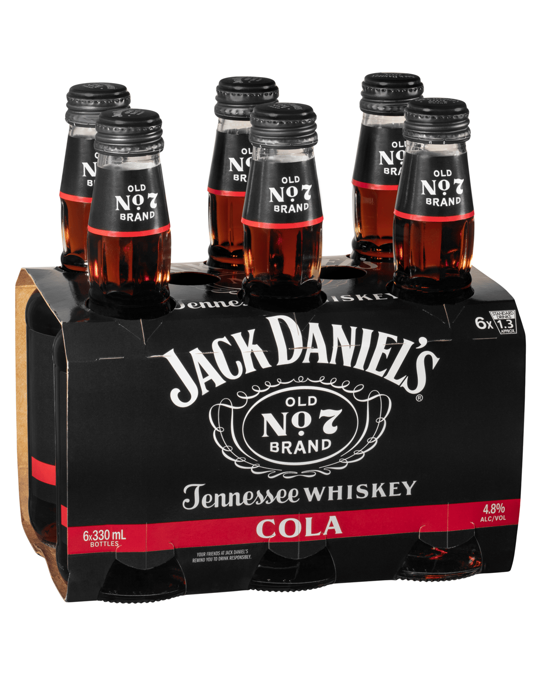 Buy Jack Daniel's Double Jack Whiskey & No Sugar Cola Cans 375ml Online ...