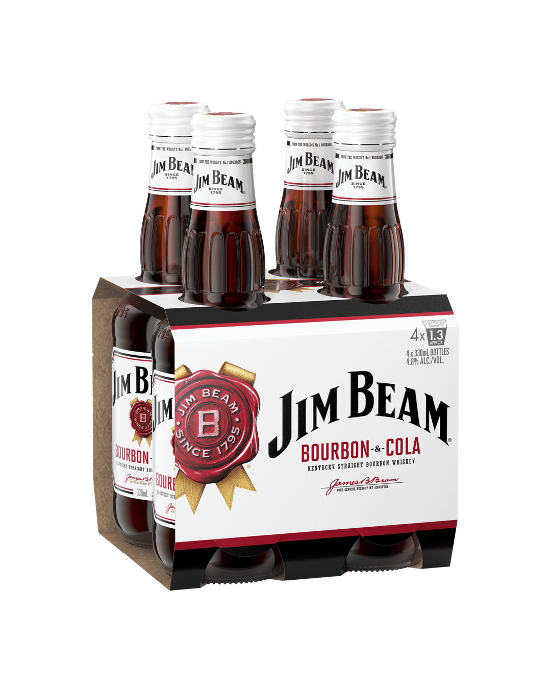 Buy Jim Beam White Double Serve Bourbon & Cola 6.7% Cans 10 Pac online ...