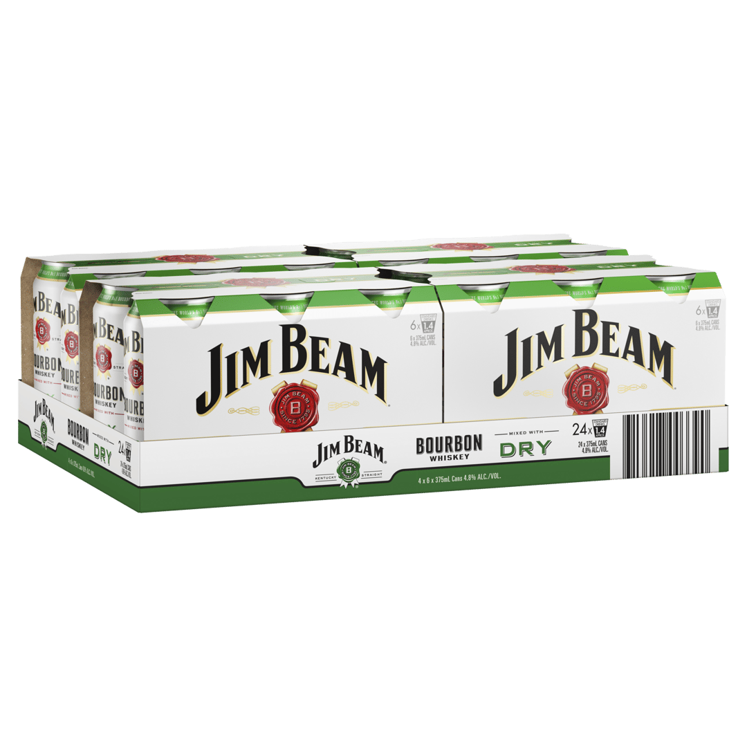 Buy Jim Beam White Label Bourbon & Cola 500ml Online or From Your ...