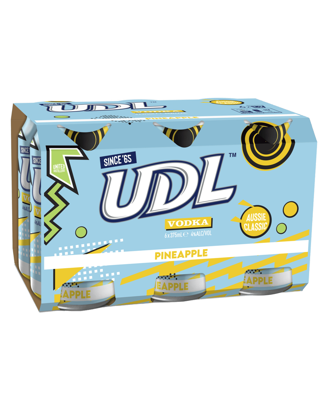 Buy Udl Vodka Lemon Lime & Soda Cans 375ml online with (same-day FREE ...