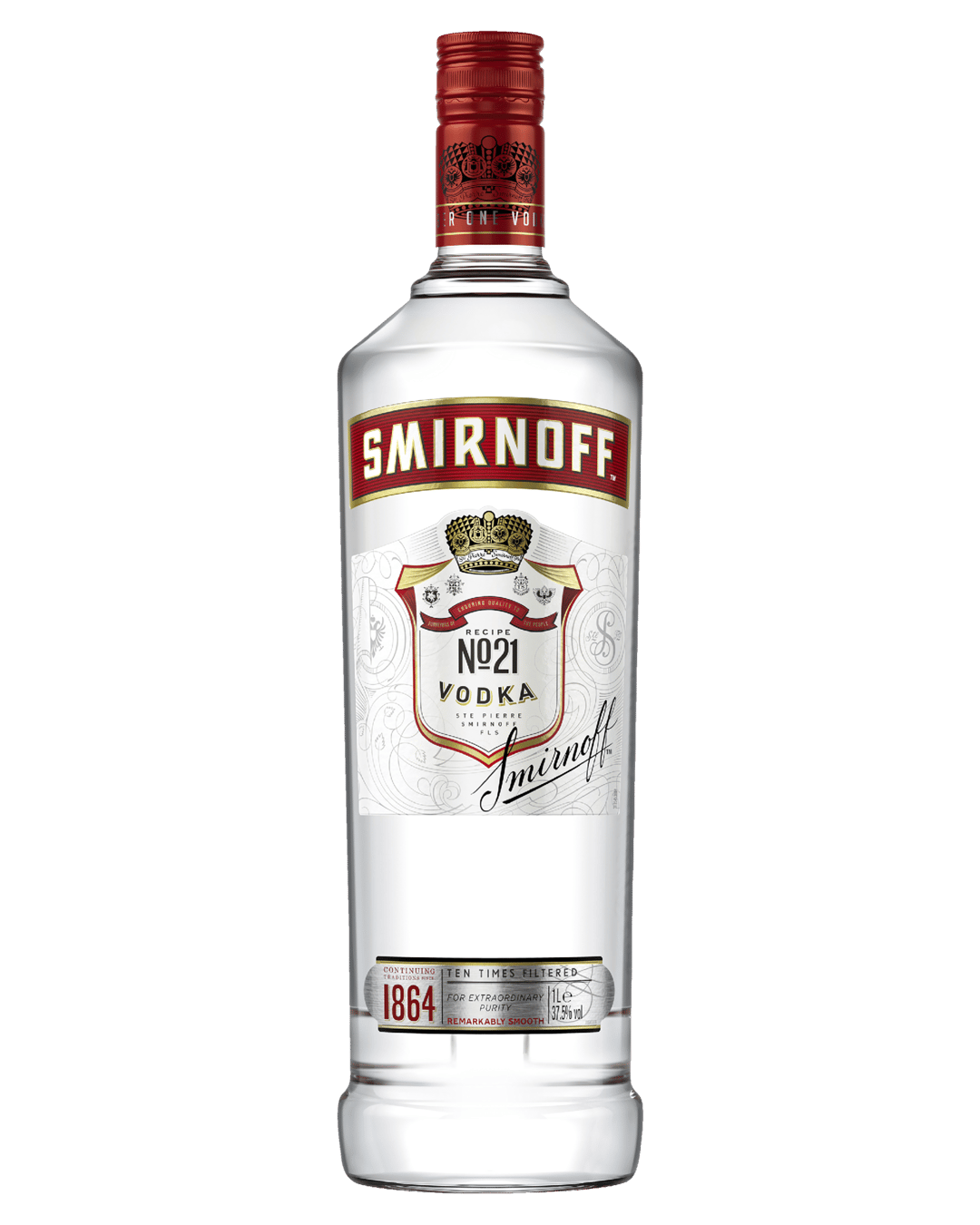 Buy Smirnoff Red Label Vodka 500ml online with (same-day FREE delivery ...