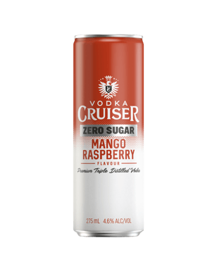 Buy Vodka Cruiser Zero Sugar Mango And Raspberry 4.6% Cans 275ml online ...