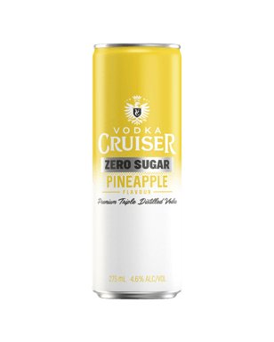 Buy Vodka Cruiser Zero Sugar Pineapple 4.6% Cans 275ml online with ...