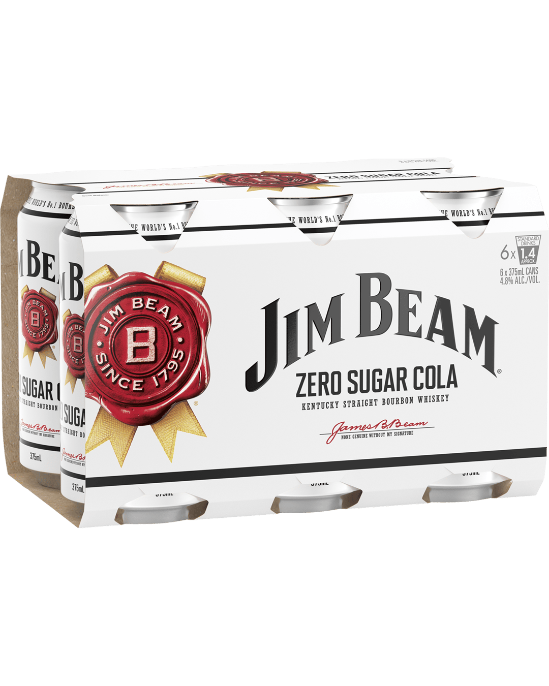 Buy Jim Beam White Double Serve Bourbon & Cola 6.7% Cans 10 Pac online ...