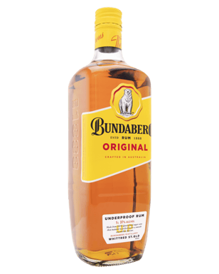 Buy Bundaberg Original Rum Underproof 1l online with (same-day FREE ...