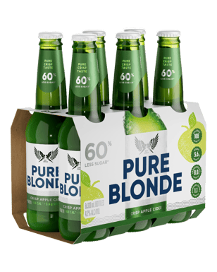 Buy Pure Blonde Crisp Apple Cider Bottle 330ml online with (same-day ...