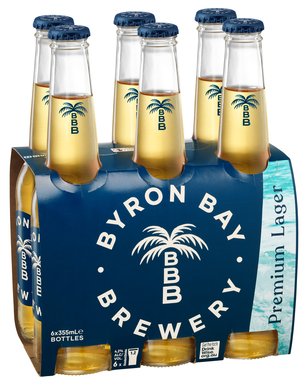 Buy Byron Bay Brewery Premium Lager 355ml online with (same-day FREE ...