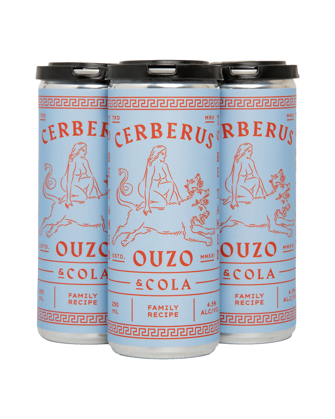 Buy 1946 Distilling Cerberus Ouzo And Cola Can 250ml Online or From ...