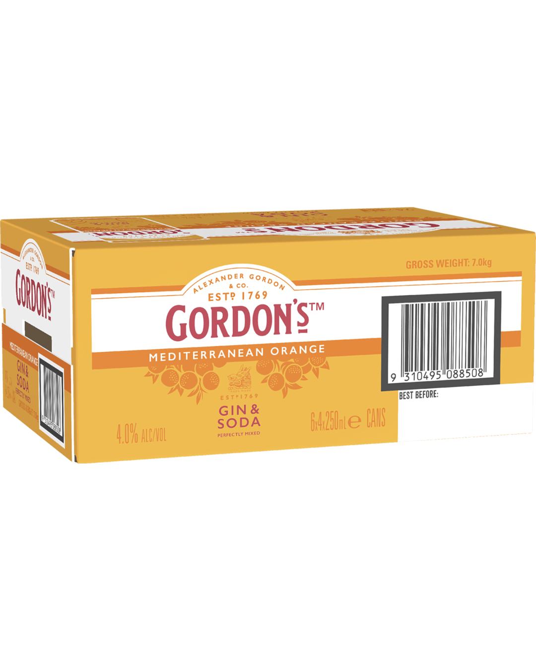 Buy Gordon's Tropical Passionfruit Gin & Soda Can 250ml online with ...